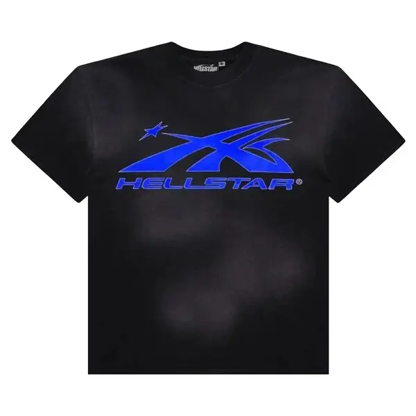 HELLSTAR Sports Core Gel Logo T-shirt /royal Blue - Black