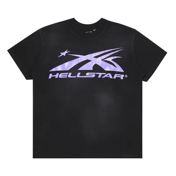 HELLSTAR Classic Tee /purple - Black