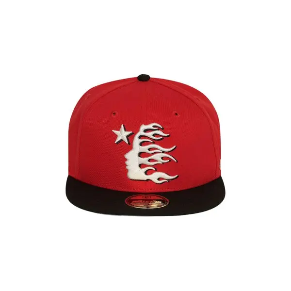 HELLSTAR Fitted Baseball Cap - Red