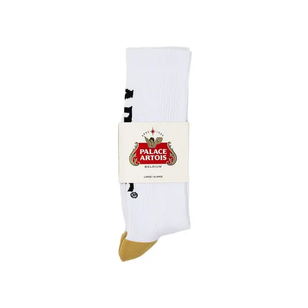 PALACE X Stella Artois Court Socks - White