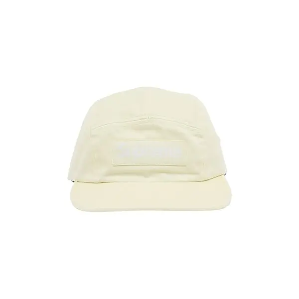 Supreme Washed Chino Twill Camp Cap - Yellow