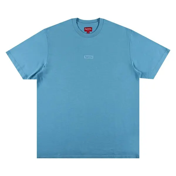 Supreme High Density Small Box Short-sleeve Top 'light Slate - Blue