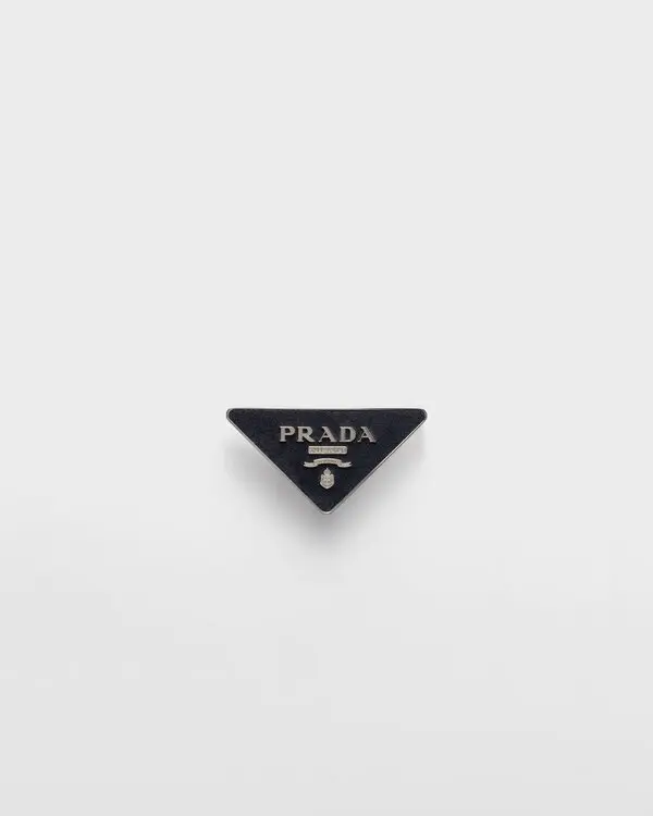 Prada Buckle For Suede Belt Strap - Navy