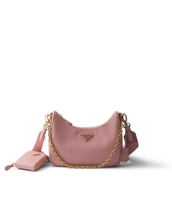 Prada Re-edition 2005 Saffiano Leather Bag - Pink
