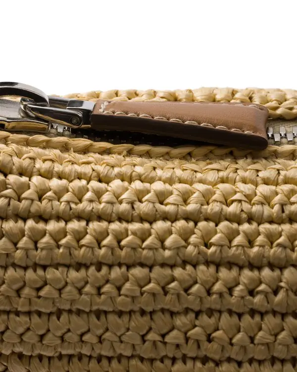 Prada Woven Shoulder Bag - Neutral