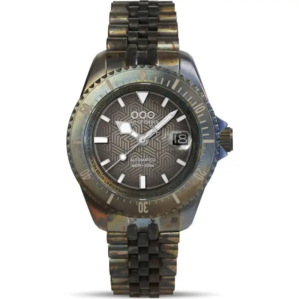 OUT OF ORDER Diverissimo Azteco Automatic Bracelet Watch - Azteco Sand