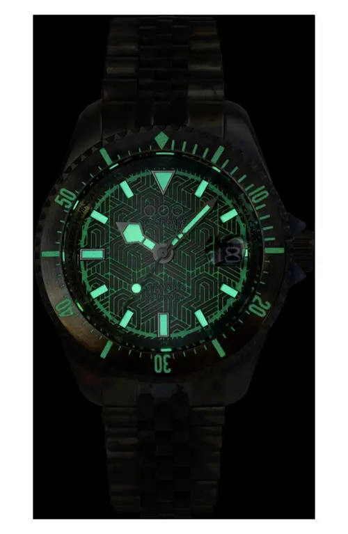 OUT OF ORDER Diverissimo Azteco Automatic Bracelet Watch