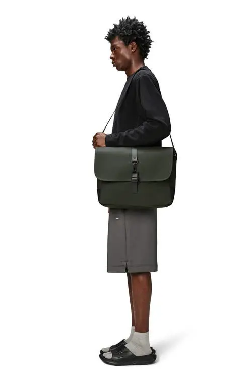 Rains W3 Waterproof Messenger Bag - Green