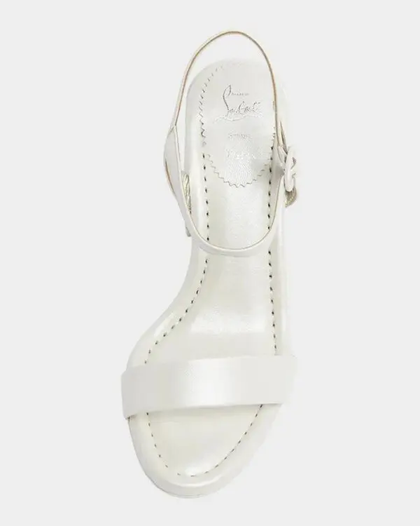 CHRISTIAN LOUBOUTIN 85mm Miss Jane Ankle-strap Sandals