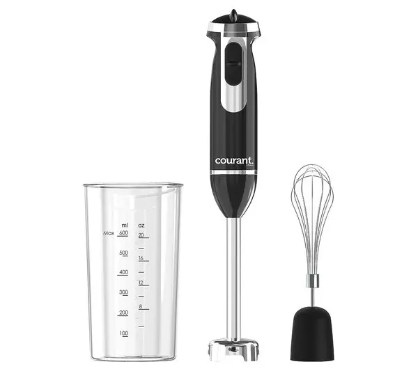 COURANT 350-watt Multifunctional Hand Blender W / Whisk & Cup - One-color