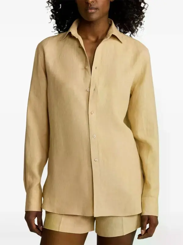 Ralph Lauren Linen Long-sleeve Shirt