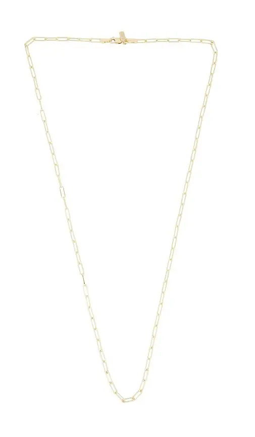 Ef Collection Mini Lola Chain Necklace - Gold
