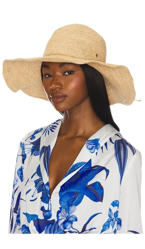 FLORABELLA Brayden Straw Hat - Natural & Silver