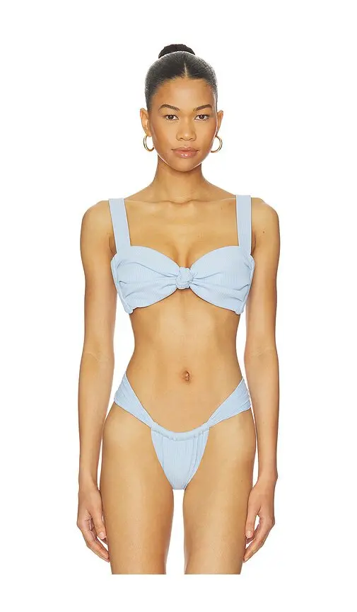 MONTCE Hayden Bikini Top - Peri Rib