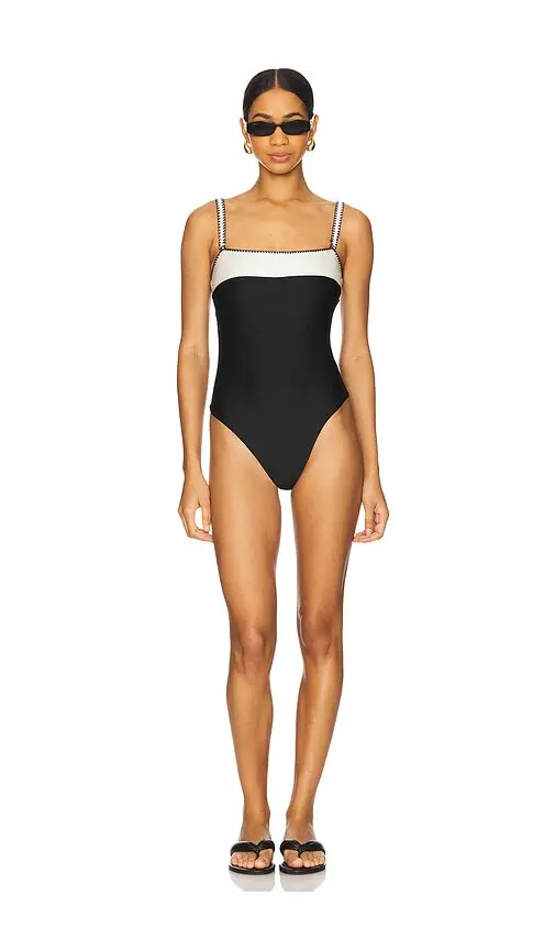 BOAMAR Abigail One Piece Swimsuit - Black & White