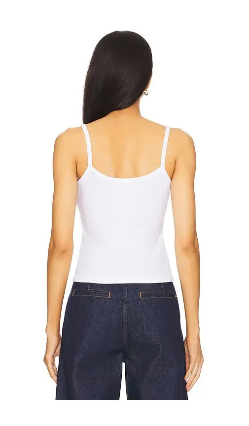Cotton Citizen Verona Spaghetti Tank Top - White
