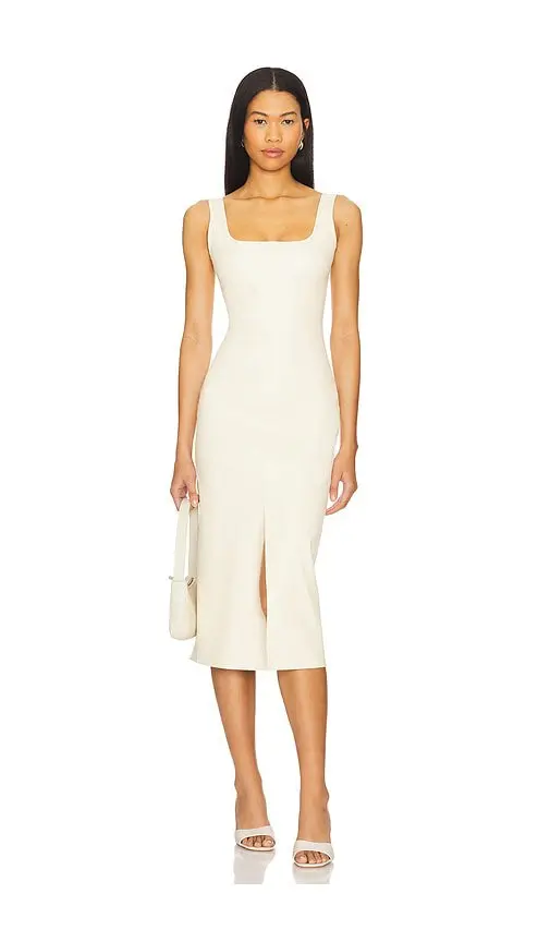 faux leather tank dress Commando Midi - Ivory - 6% Off PLP Visible