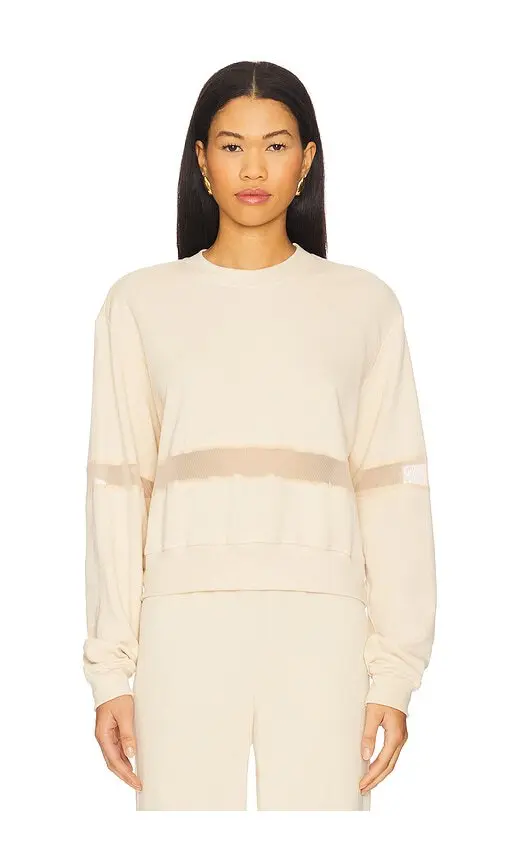 Michael Lauren Inacio Crop Crew Neck