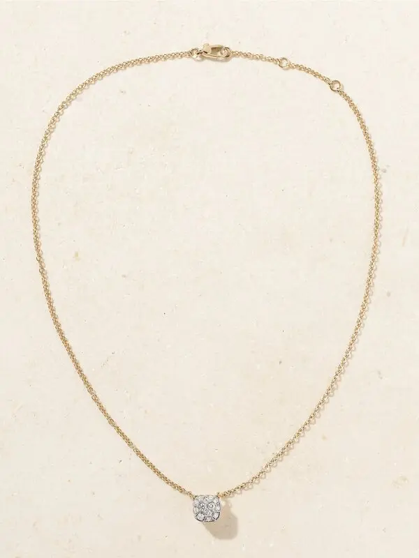 Pomellato Nudo 18-karat And White Diamond Necklace