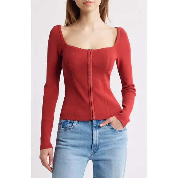 House Of Cb Agatha Rib Corset Top