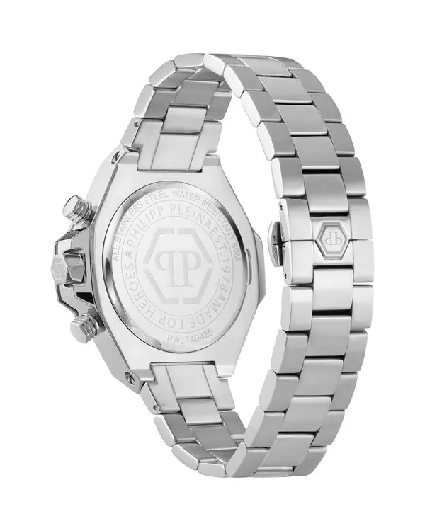 Philipp Plein Plein Royal Chronograph, 46mm - Green/silver