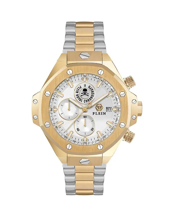 Philipp Plein Chrono Royal Bracelet Watch 46mm - Two Tone