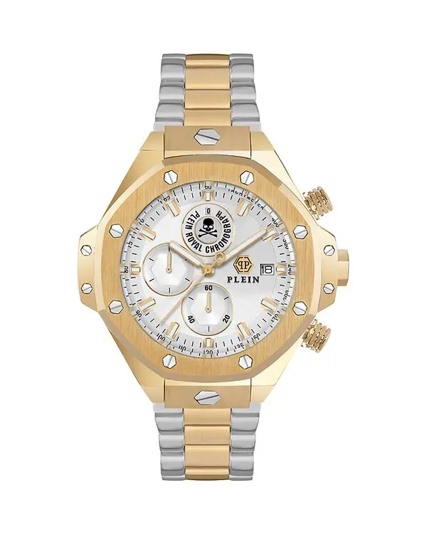Philipp Plein Chrono Royal Bracelet Watch 46mm - Two Tone