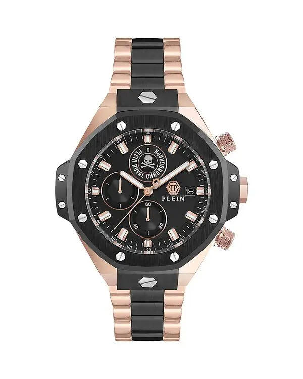 Philipp Plein Plein Royal Chronograph 46mm - Black/two Tone