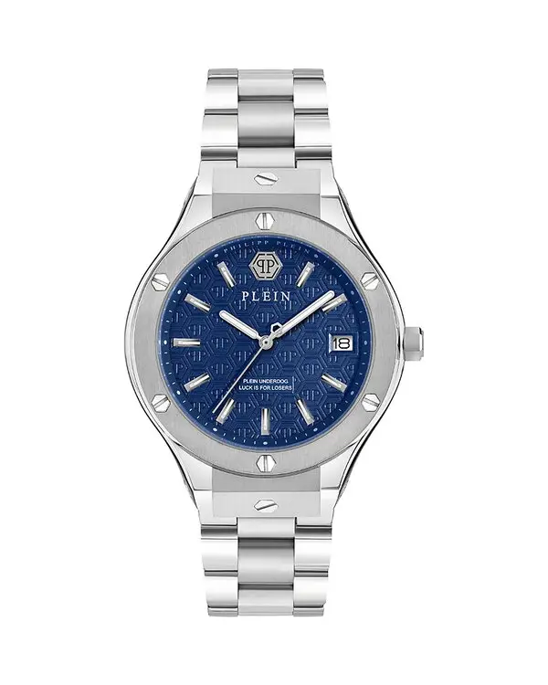 Philipp Plein Underdog Watch, 44mm - Blue/silver