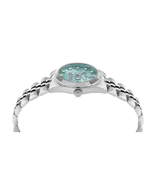 Philipp Plein Date Superlative Watch, 28mm - Blue/silver