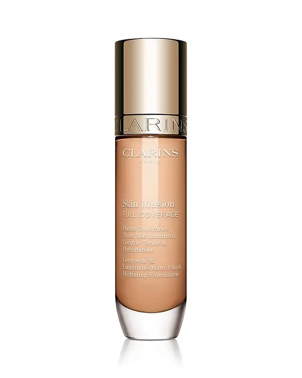Clarins Skin Illusion Longwear Full Coverage Foundation 1 Oz - .c (light Beige With Cool Undertones)