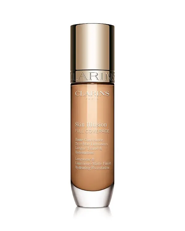 Clarins Skin Illusion Longwear Full Coverage Foundation 1 Oz - N (light-medium Beige With Neutral Under