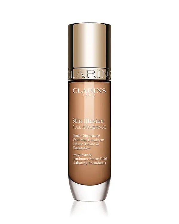 Clarins Skin Illusion Longwear Full Coverage Foundation 1 Oz - N (medium Beige With Neutral Undertones)