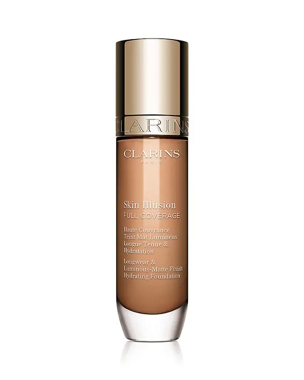 Clarins Skin Illusion Longwear Full Coverage Foundation 1 Oz - N (medium Warm Beige Neutral Undertones)