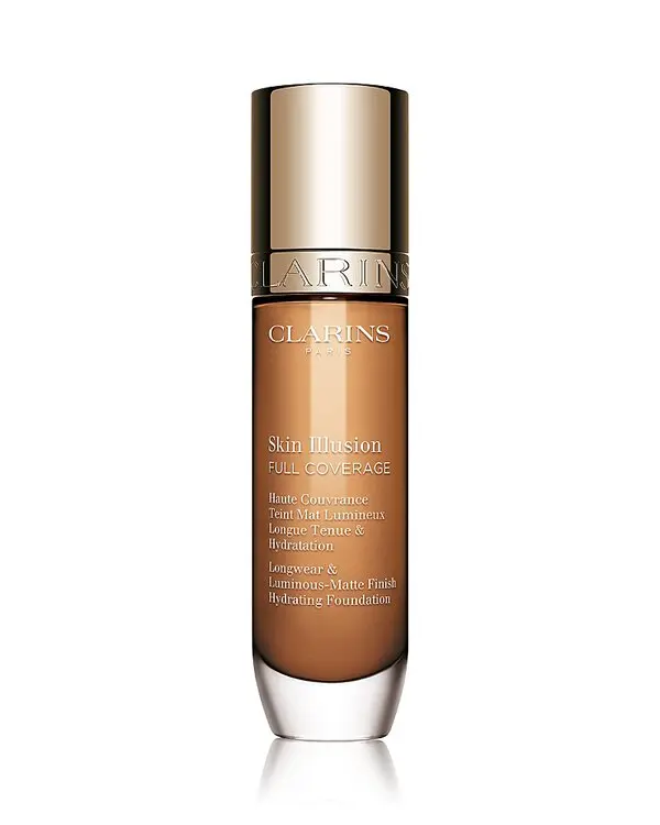 Clarins Skin Illusion Longwear Full Coverage Foundation 1 Oz - N (medium-deep Brown With Neutral Undert
