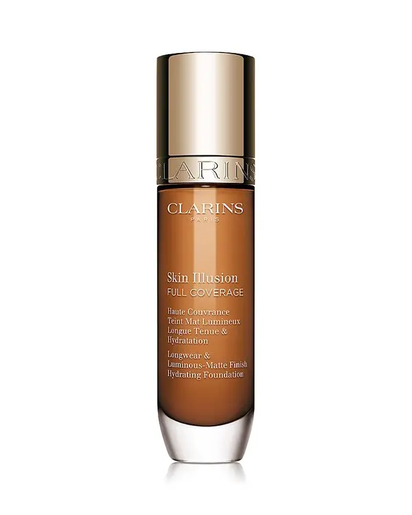 Clarins Skin Illusion Longwear Full Coverage Foundation 1 Oz - N (medium-deep Tawny With Neutral Undert