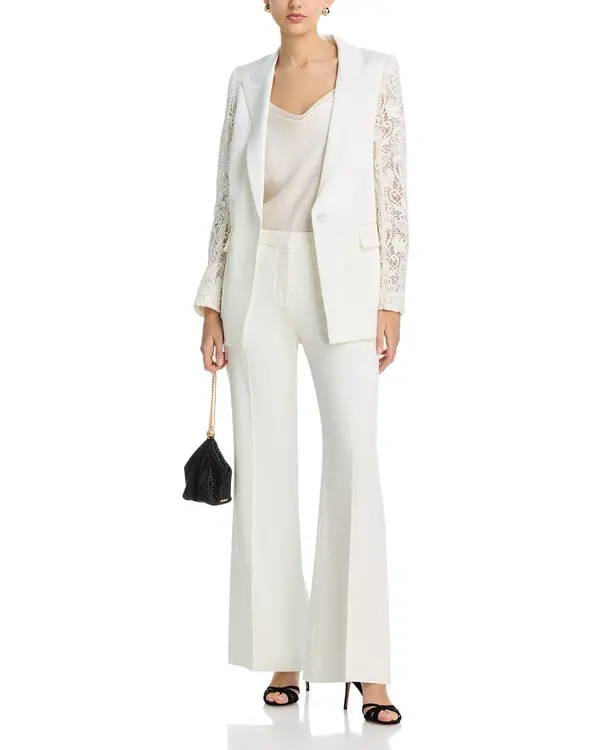 UNGARO Kyra Wide Leg Pants - Ivory