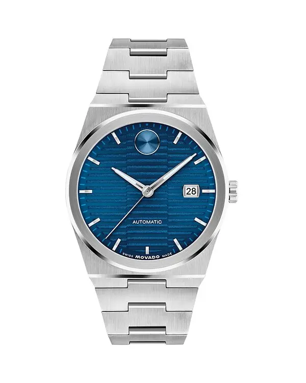 Movado Quest Watch, 39mm - Blue/silver