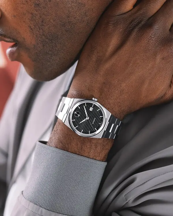Movado Quest Watch, 39mm - Black/silver