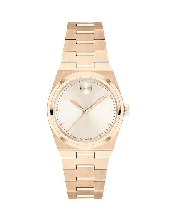 Movado Quest Watch, 28mm - Rose Gold/rose Gold