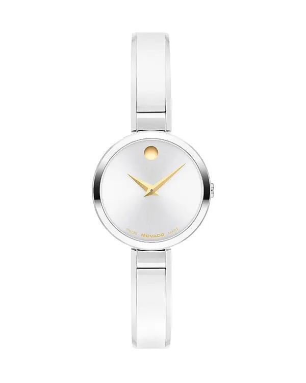 Movado Moda Watch, 24mm - Silver/silver
