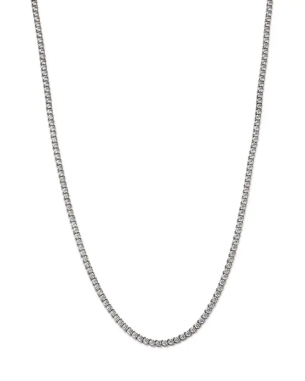 Bloomingdale'S 8.0 Tcw Diamond Tennis Necklace In 14k Gold - White
