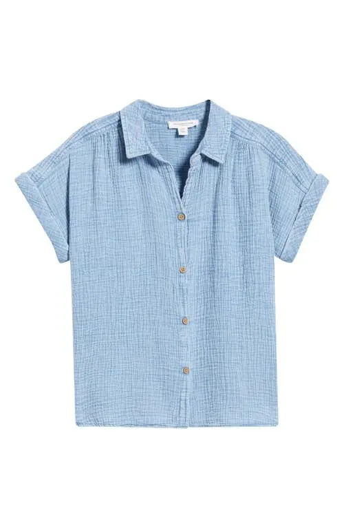 BEACHLUNCHLOUNGE Dana Cotton Button-up Shirt