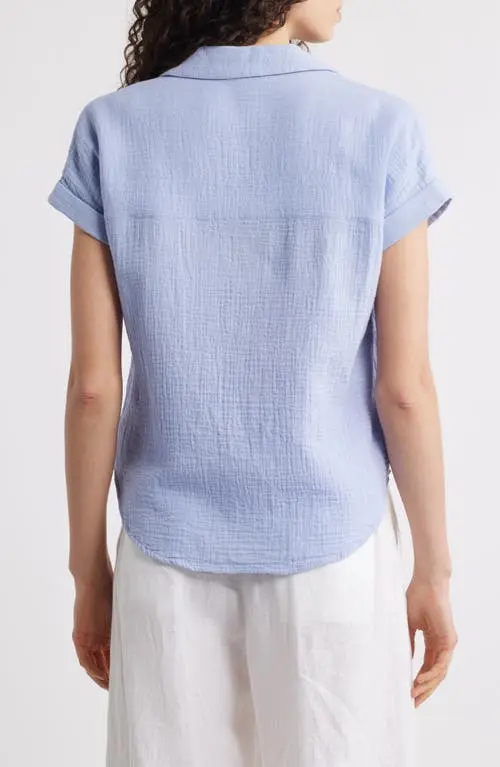 BEACHLUNCHLOUNGE London Cotton Gauze Popover Top