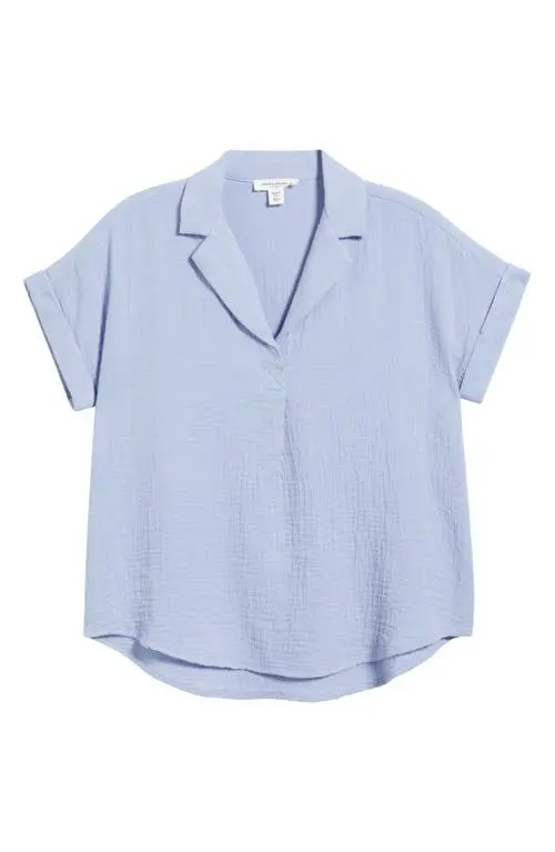 BEACHLUNCHLOUNGE London Cotton Gauze Popover Top