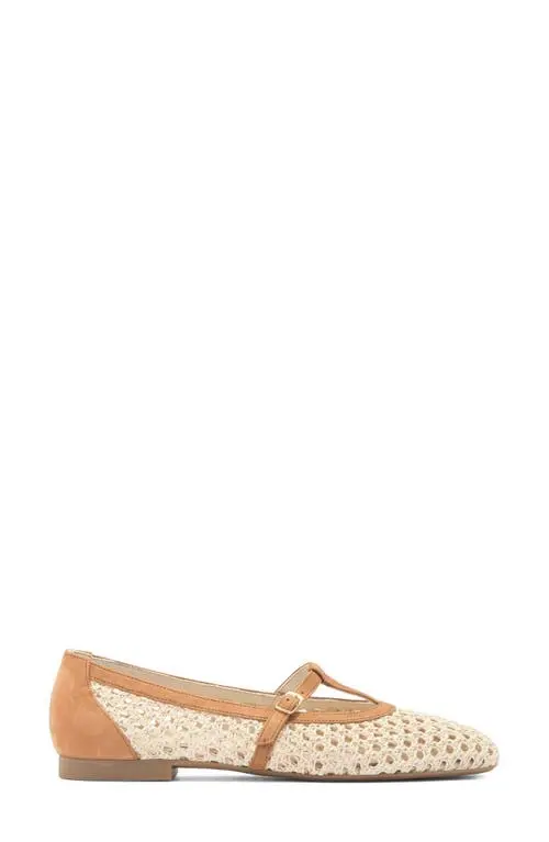 Paul Green Anabele Mary Jane Flat - Diva Royal Natural Nubuck