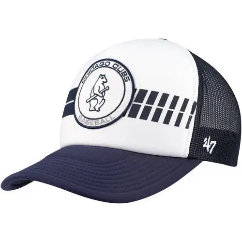 '47 White/ Chicago Cubs Cooperstown Collection Wax Pack Express Trucker Adjustable Hat