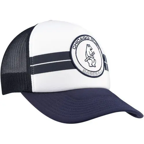 '47 White/ Chicago Cubs Cooperstown Collection Wax Pack Express Trucker Adjustable Hat