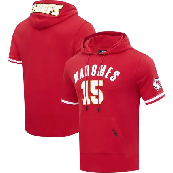 PRO STANDARD Patrick Mahomes Kansas City Chiefs Player Name & Number Hoodie T-shirt - Red