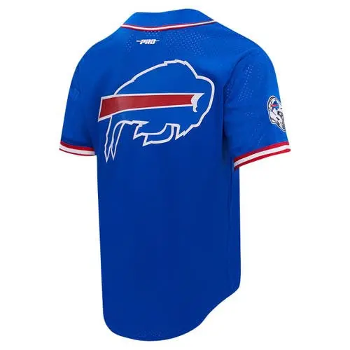 PRO STANDARD Josh Allen Buffalo Bills Mesh Button-up Baseball Jersey